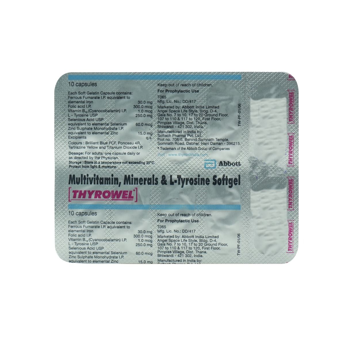 Thyrowel Capsule | Uses, Side Effects, Price | Apollo Pharmacy