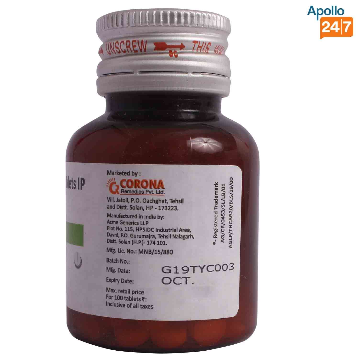 Thyrocab 20mg Tablet 100's Price, Uses, Side Effects, Composition ...
