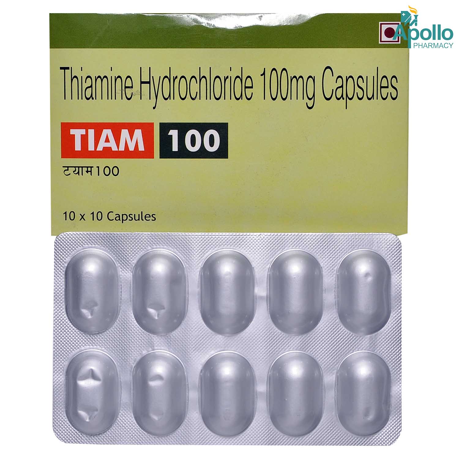 Tiam 100 Capsule | Uses, Side Effects, Price | Apollo Pharmacy