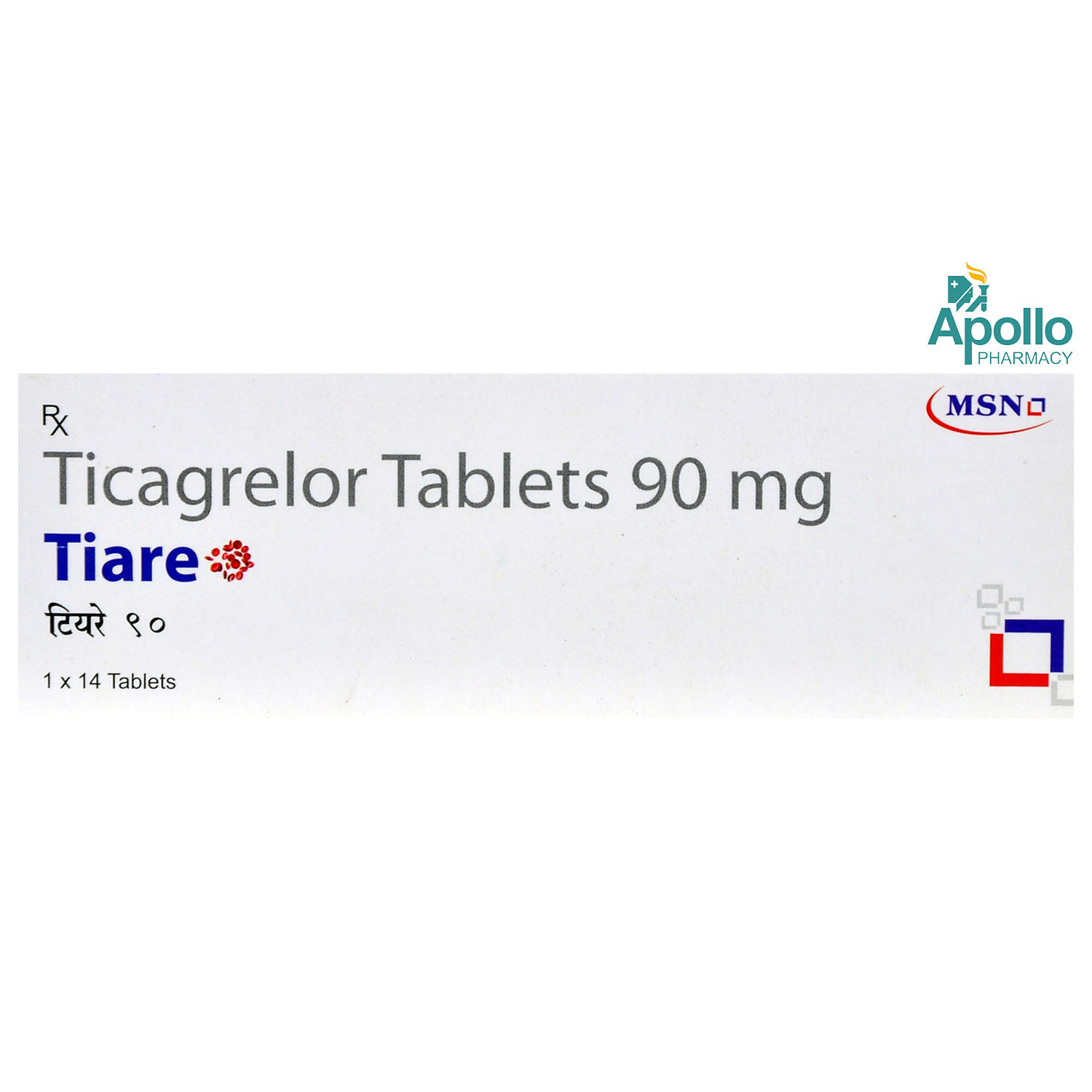 Tiare 90 mg Tablet 14's Price, Uses, Side Effects, Composition - Apollo ...