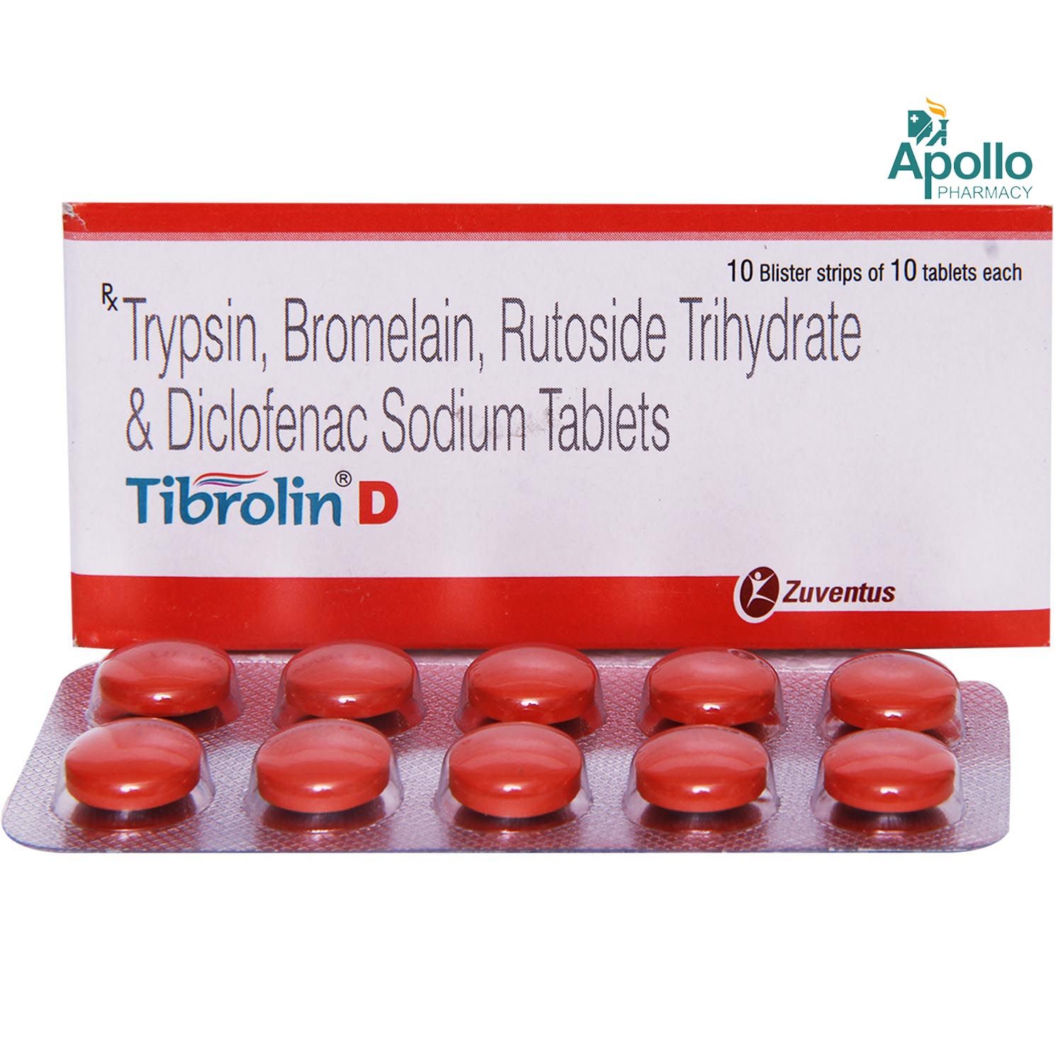 Tibrolin D Tablet 10's Price, Uses, Side Effects, Composition - Apollo ...