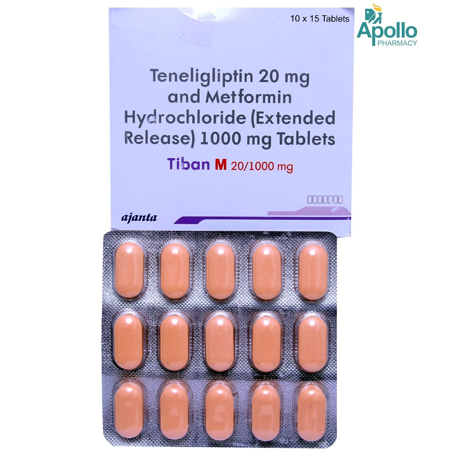 Tiban M 20/1000 mg Tablet | Uses, Side Effects, Price | Apollo Pharmacy