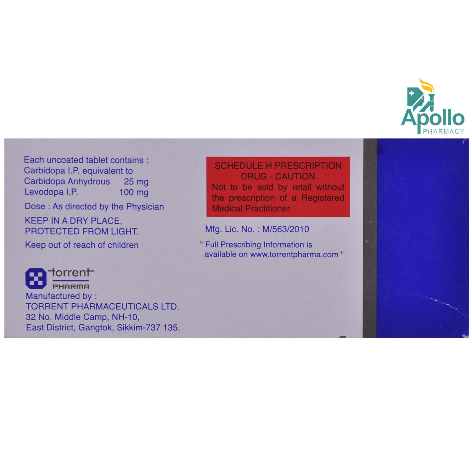 Tidomet Plus 25 Tablet | Uses, Side Effects, Price | Apollo Pharmacy