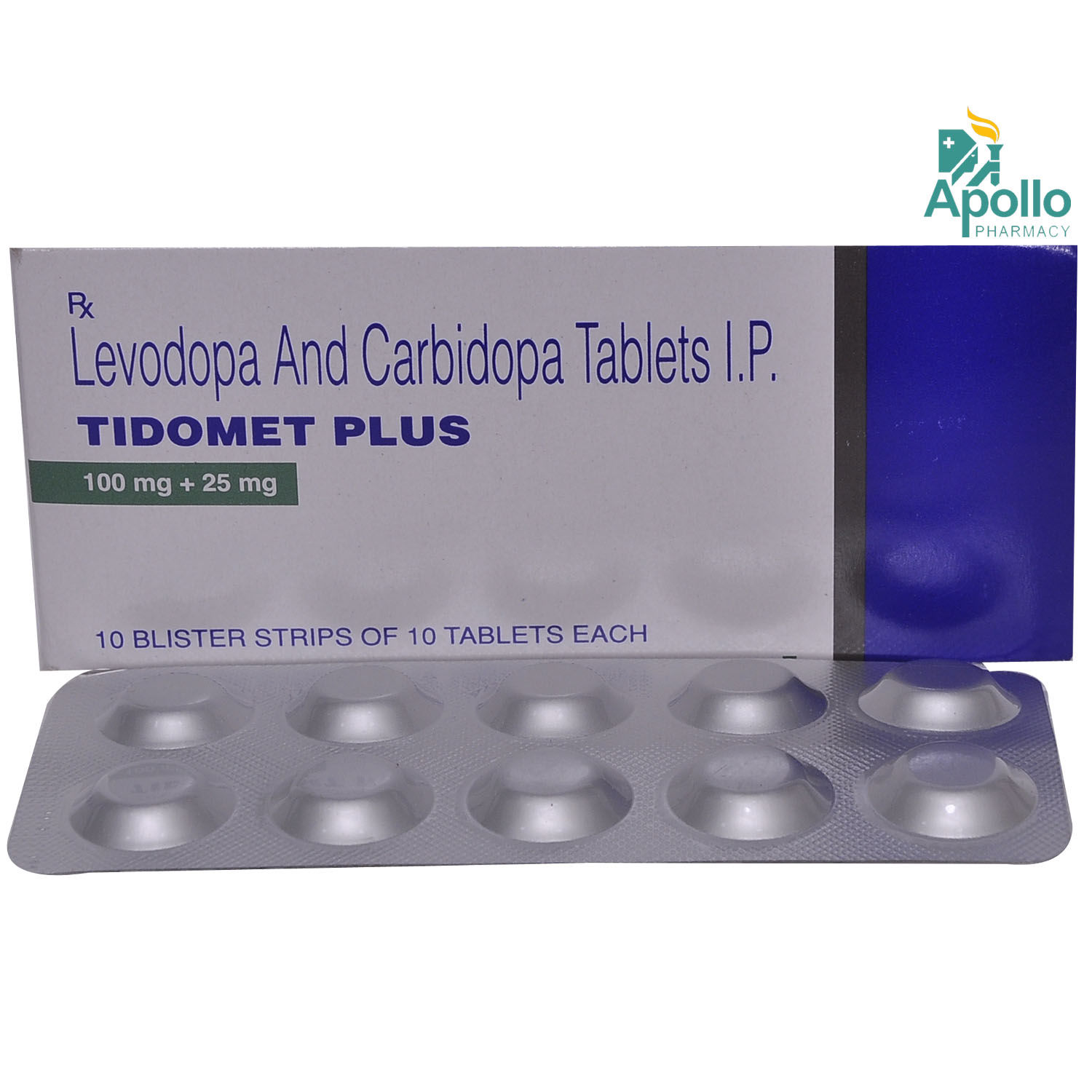 Tidomet Plus 25 Tablet | Uses, Side Effects, Price | Apollo Pharmacy