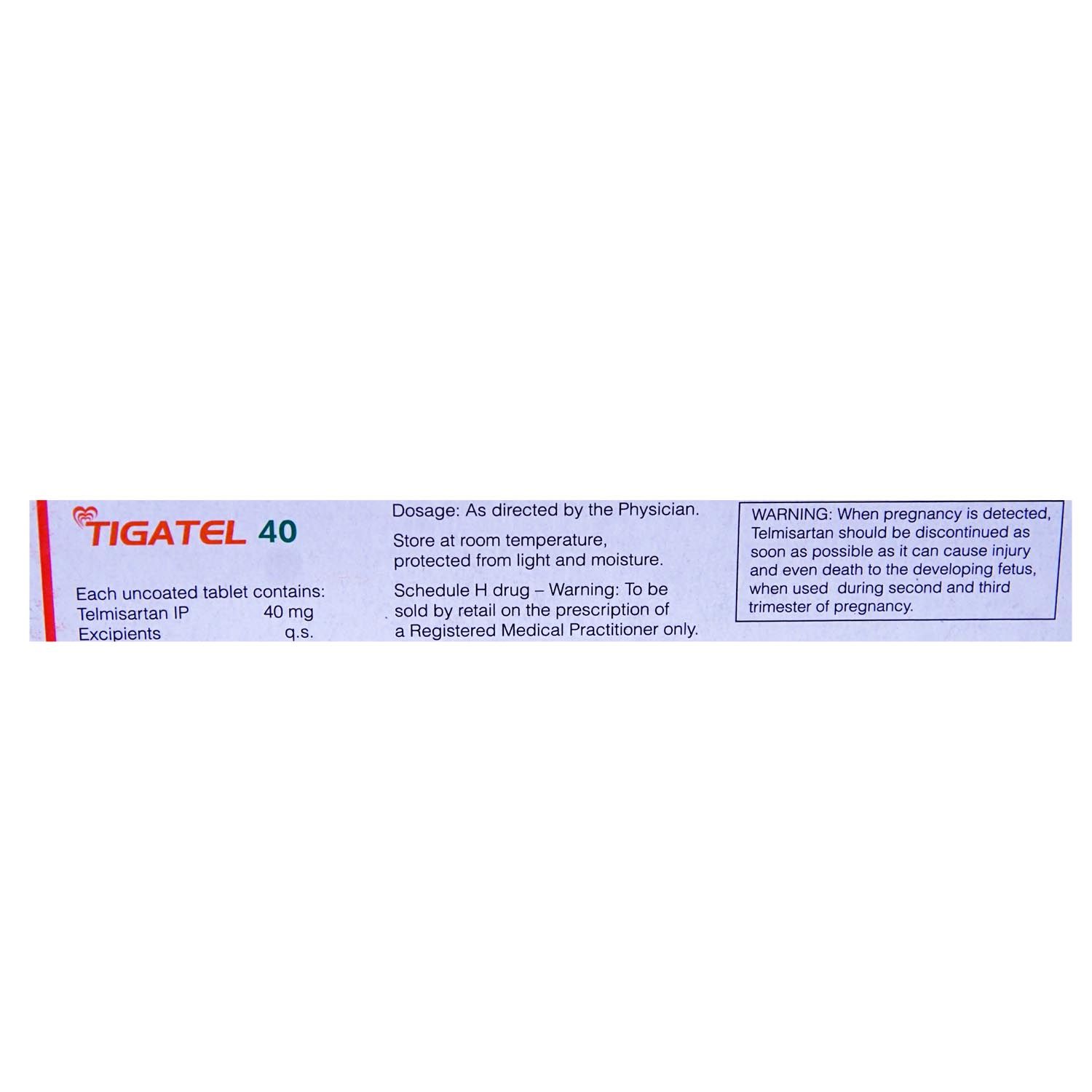 Tigatel 40 Tablet 10's Price, Uses, Side Effects, Composition - Apollo ...