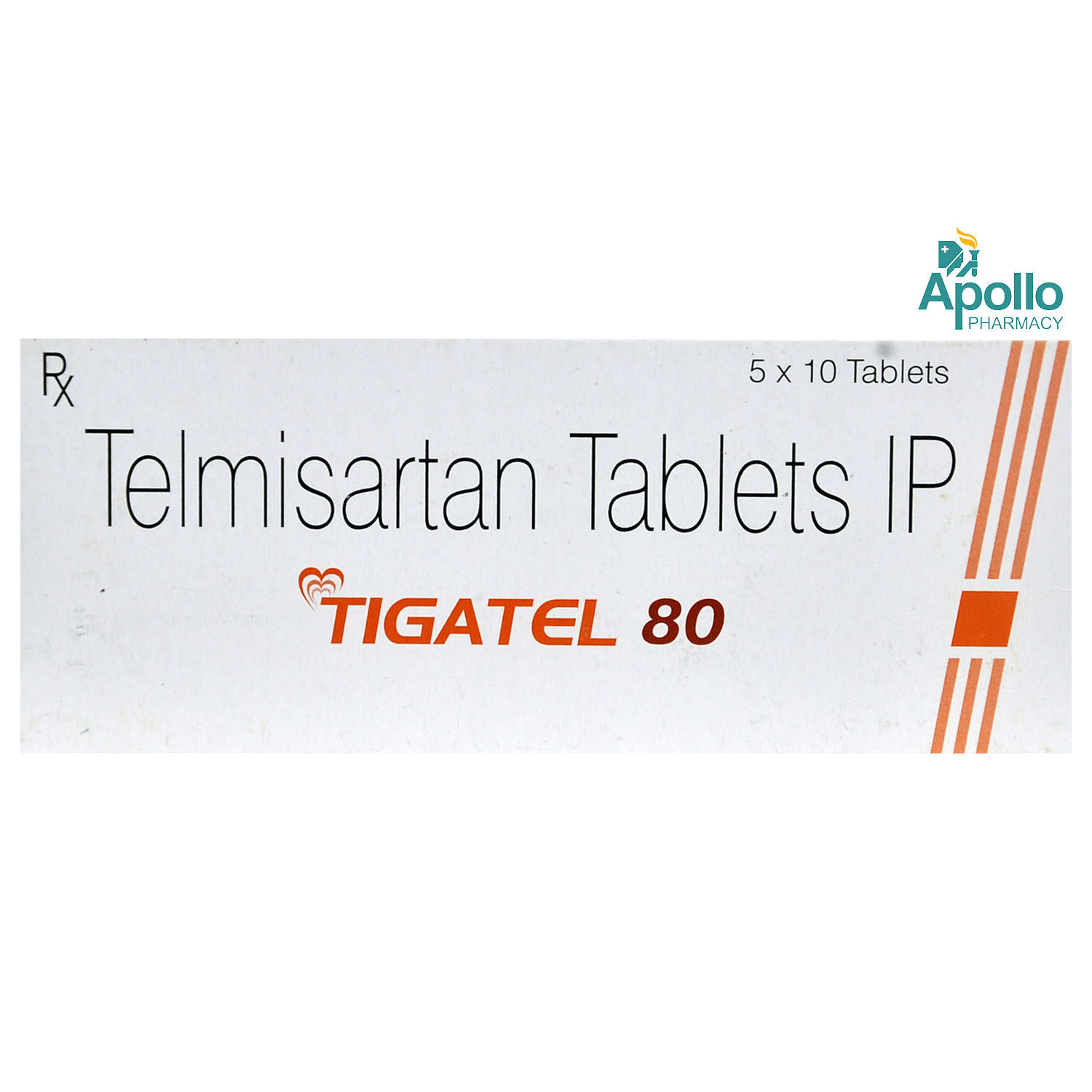 Tigatel 80 Tablet 10's Price, Uses, Side Effects, Composition - Apollo ...