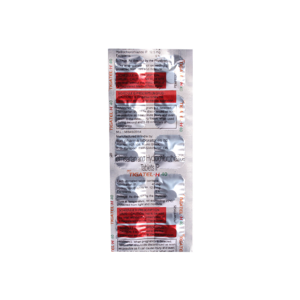 TIGATEL H 40MG TABLET 10'S Price, Uses, Side Effects, Composition ...
