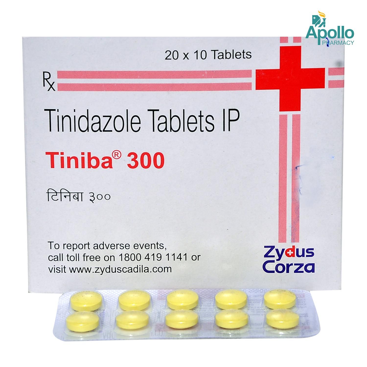 Tiniba 300 Tablet 10's Price, Uses, Side Effects, Composition - Apollo ...