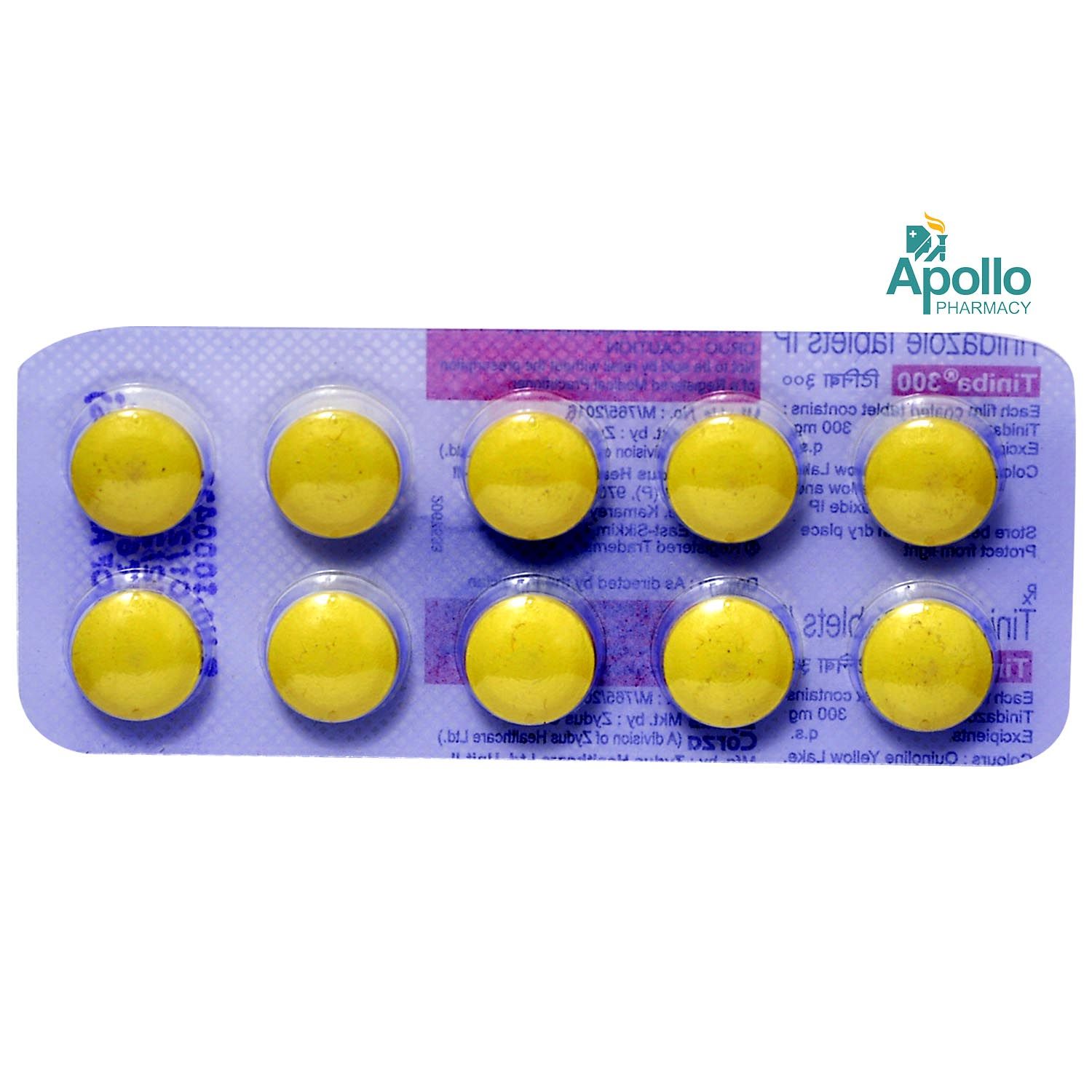 Tiniba 300 Tablet 10's Price, Uses, Side Effects, Composition - Apollo ...