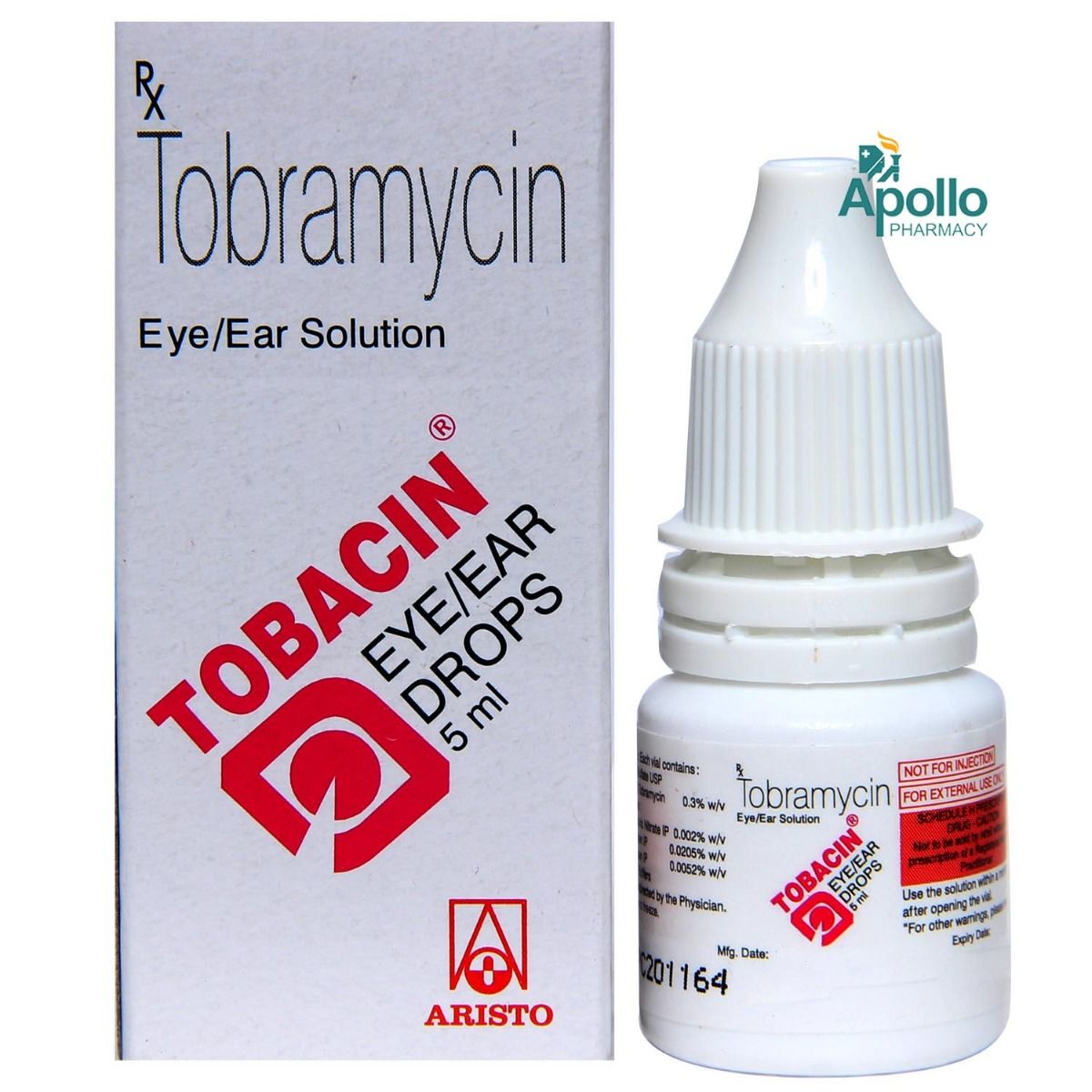 Tobacin Eye/Ear Drops 5 ml Price, Uses, Side Effects, Composition ...
