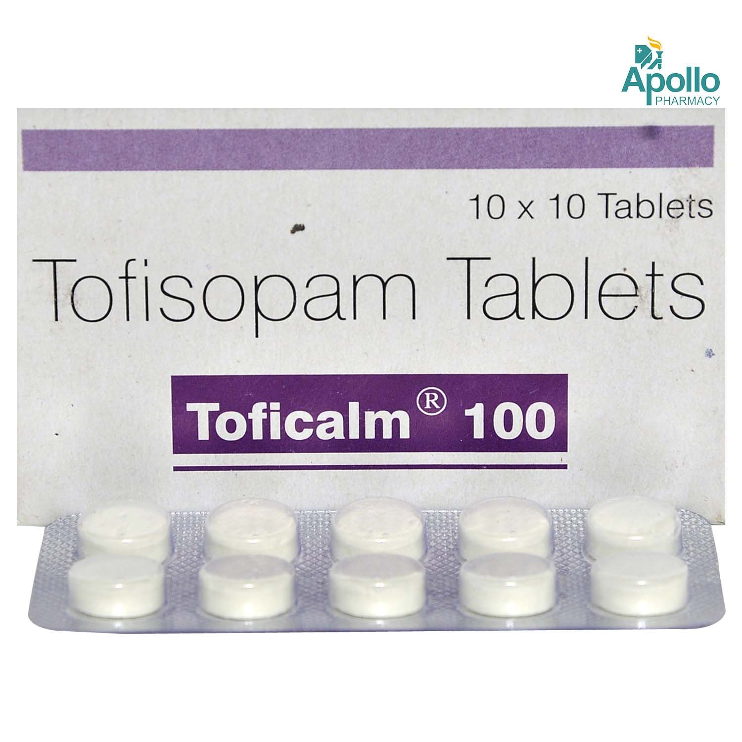 Toficalm 100 Tablet 10's Price, Uses, Side Effects, Composition ...