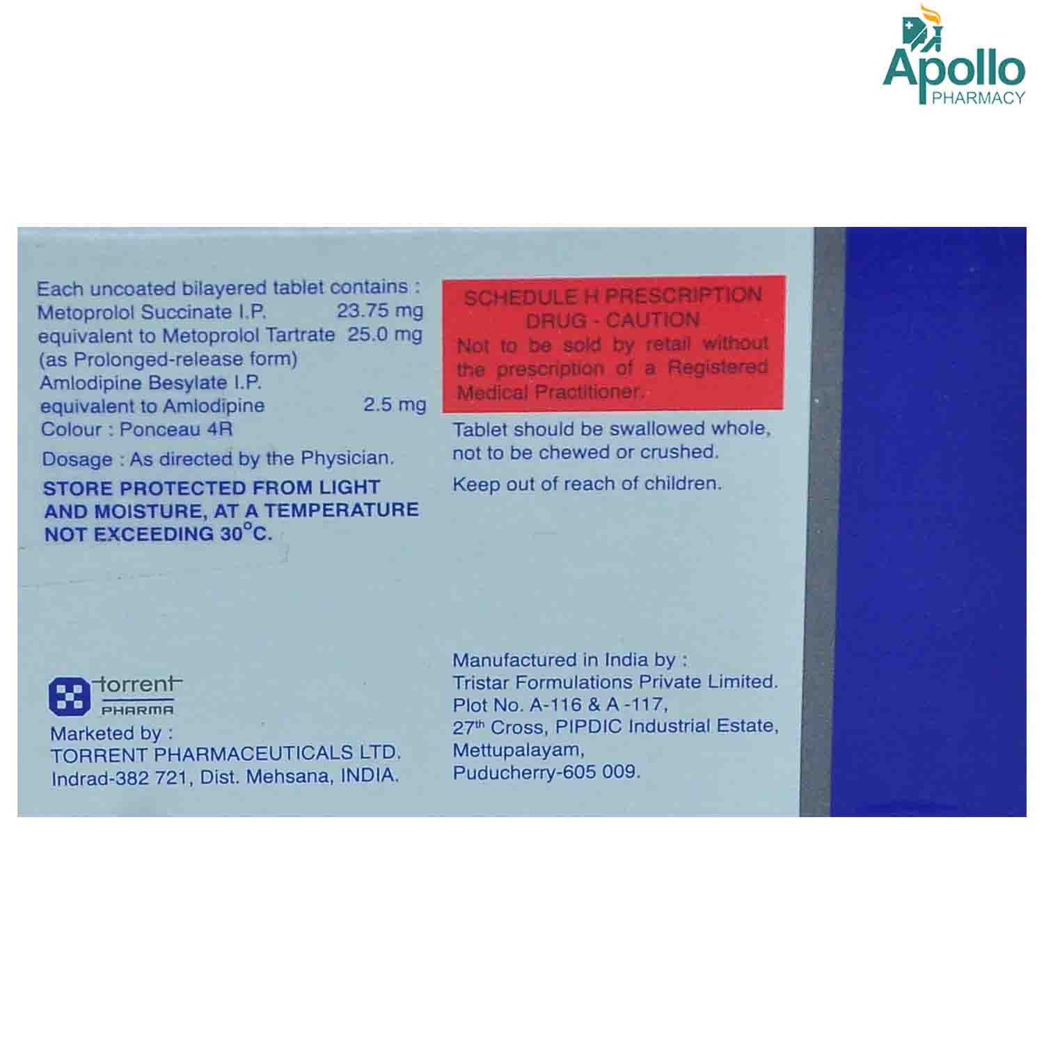 TOLOL AM 25MG TABLET Price, Uses, Side Effects, Composition - Apollo ...