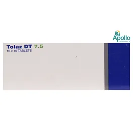 TOLAZ DT 7.5MG TABLET | Uses, Side Effects, Price | Apollo Pharmacy