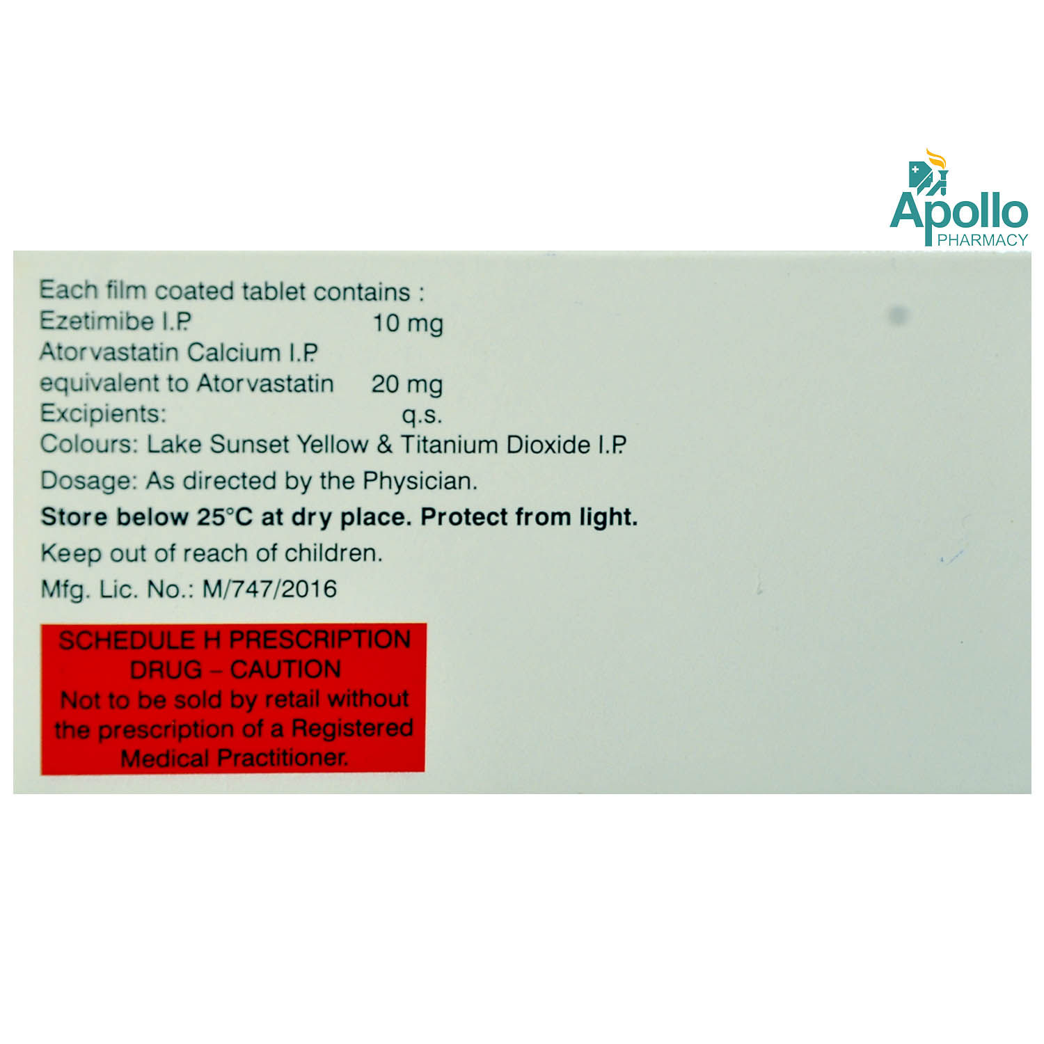 Tonact EZ 20 Tablet 15's Price, Uses, Side Effects, Composition ...