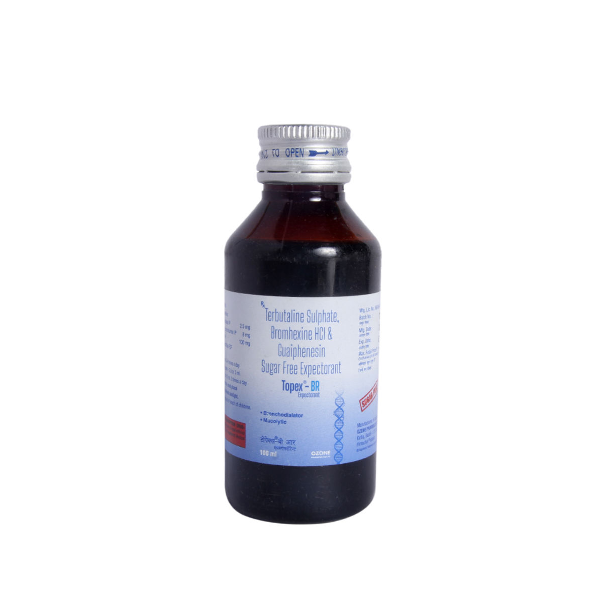 Topex-BR Expectorant 100 ml Price, Uses, Side Effects, Composition ...