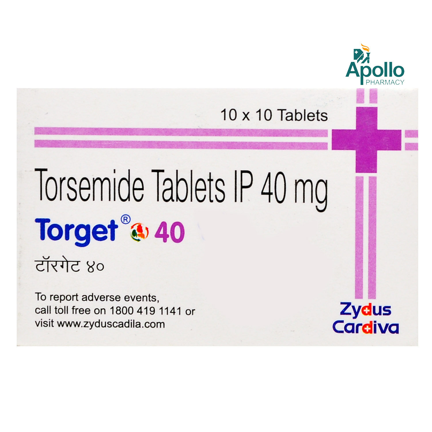 Torget 40 Tablet | Uses, Side Effects, Price | Apollo Pharmacy