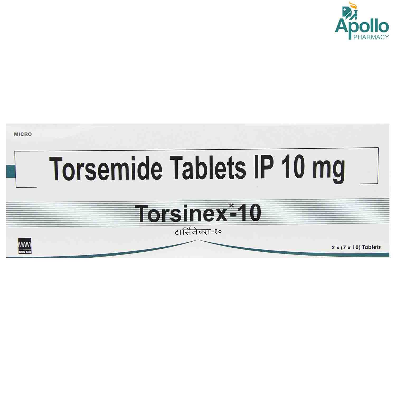 Torsinex 10 Tablet | Uses, Side Effects, Price | Apollo Pharmacy