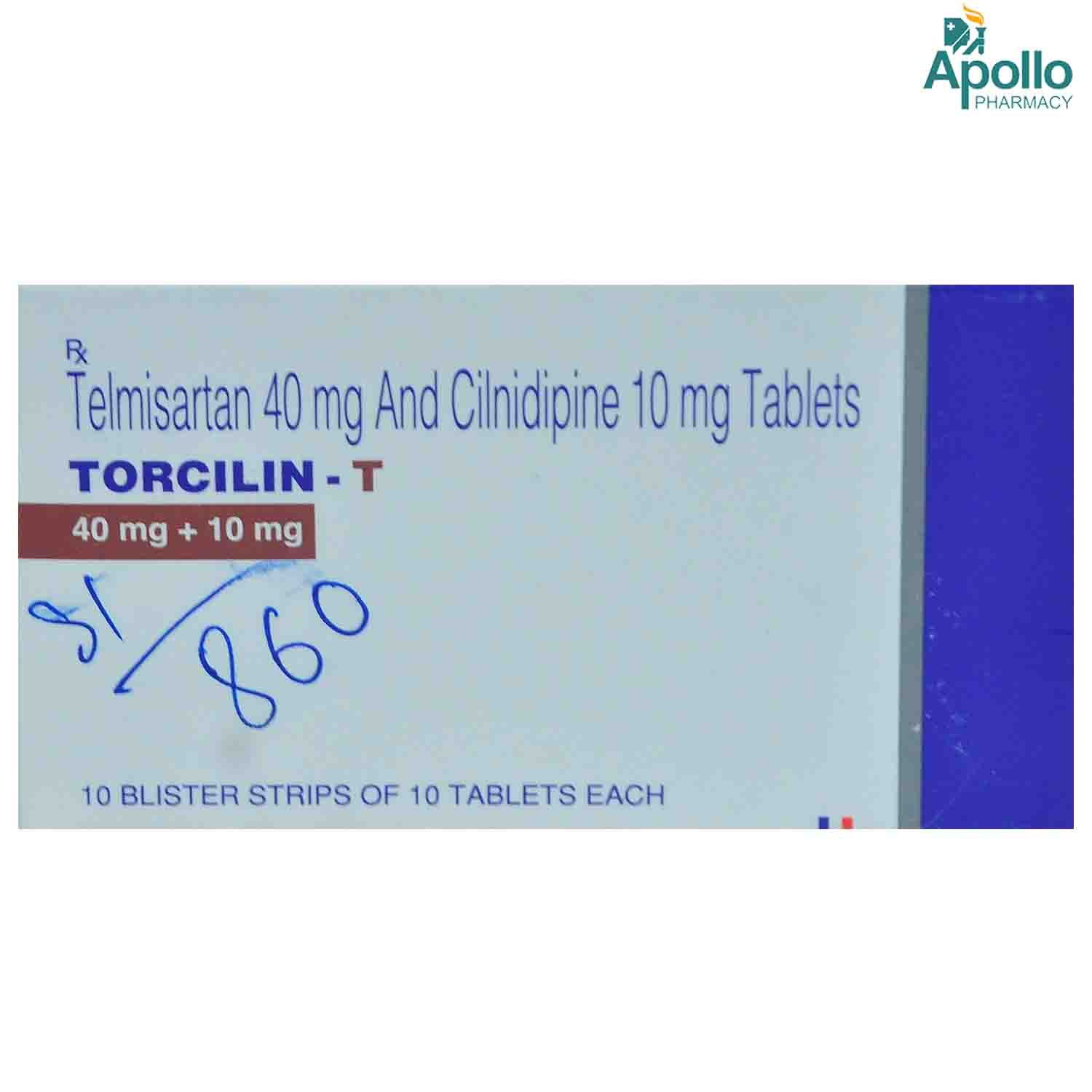 Torcilin T Tablet 10's Price, Uses, Side Effects, Composition - Apollo ...