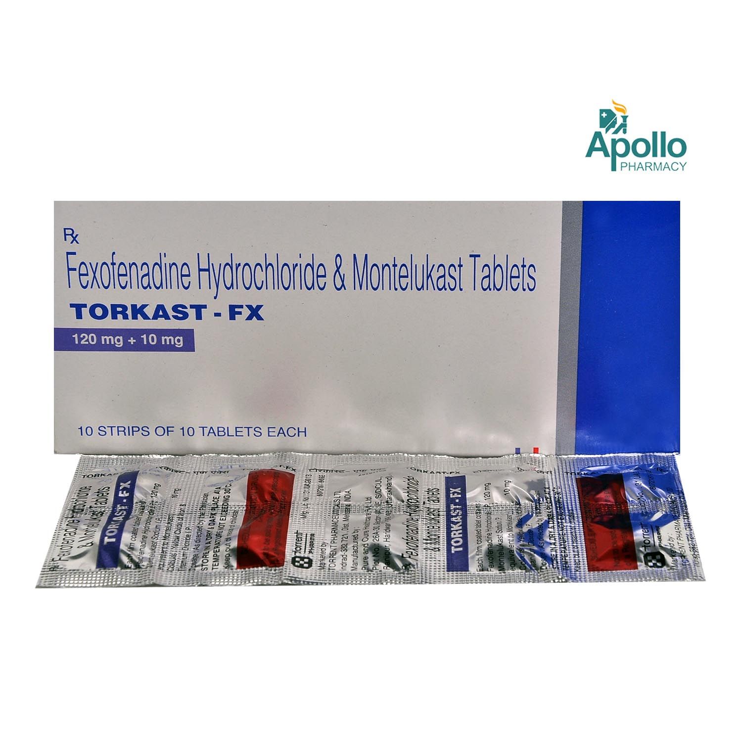 Torkast-FX Tablet 10's Price, Uses, Side Effects, Composition - Apollo ...