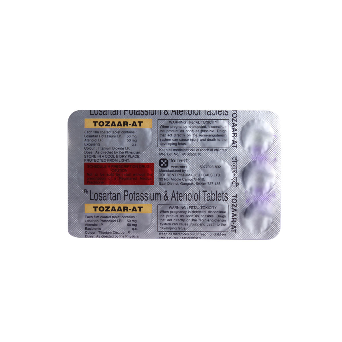 Tozaar-AT Tablet 15's Price, Uses, Side Effects, Composition - Apollo ...