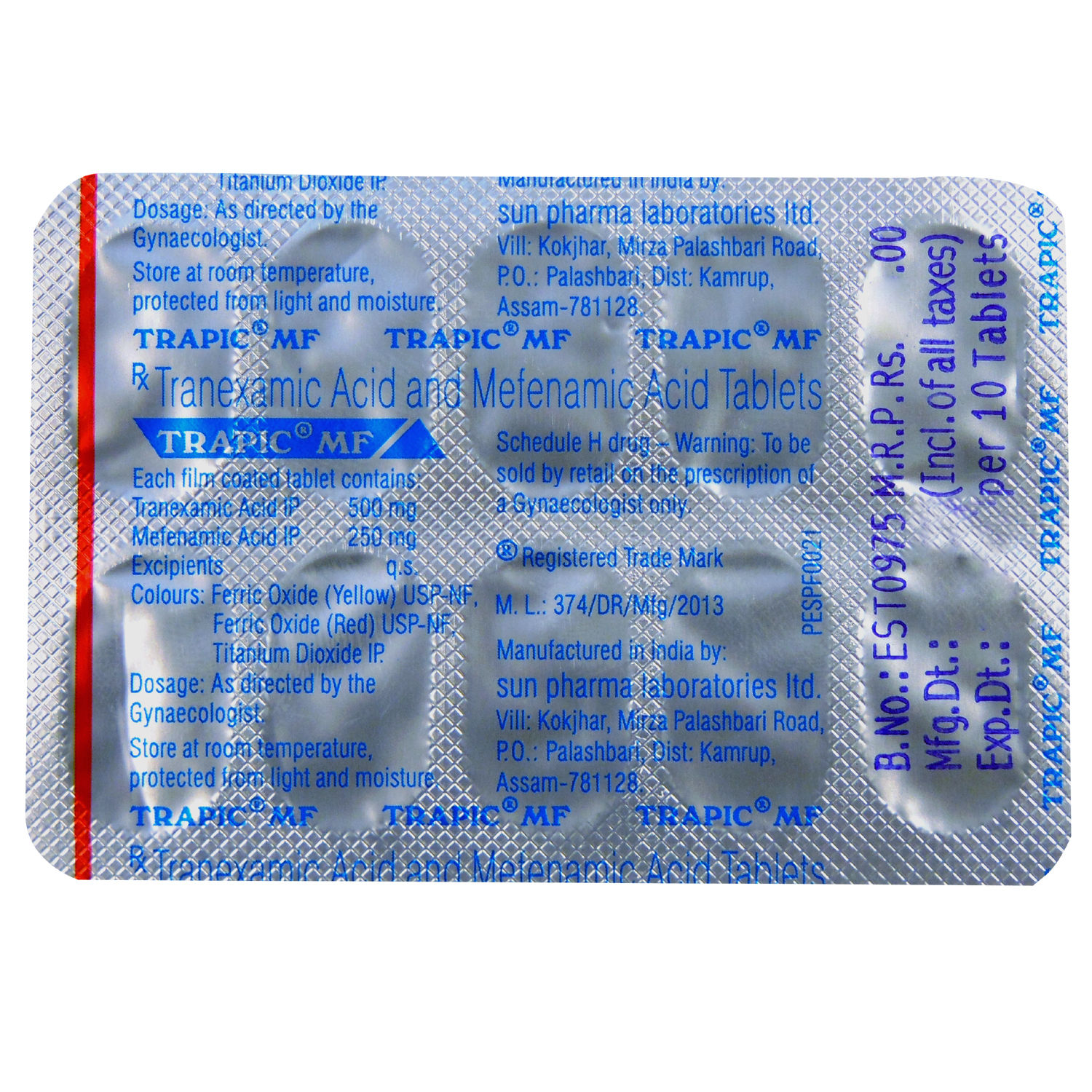 Trapic MF Tablet 10's Price, Uses, Side Effects, Composition - Apollo ...