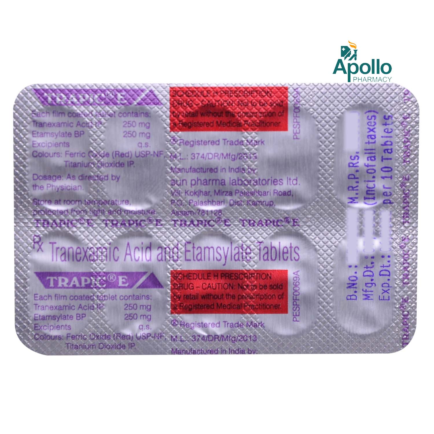 Trapic E Tablet | Uses, Side Effects, Price | Apollo Pharmacy