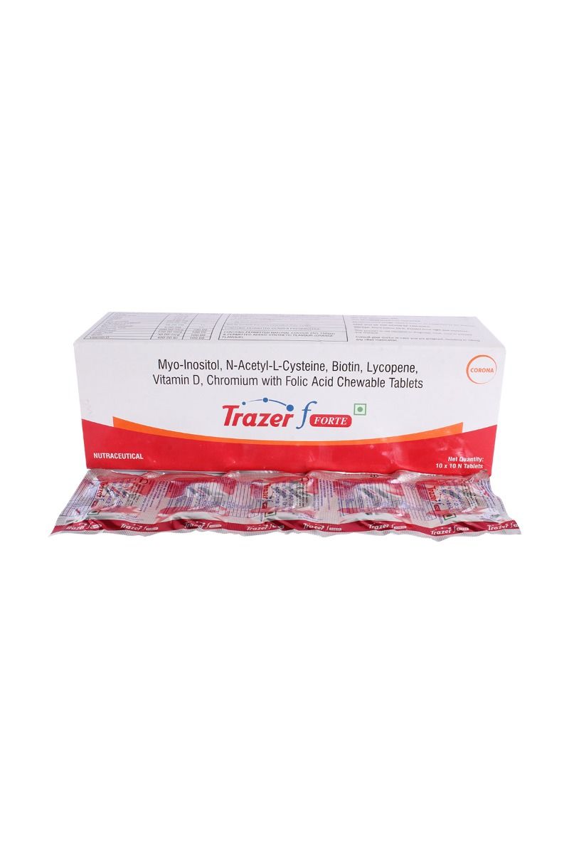 Trazer F Forte Tablet 10's Price, Uses, Side Effects, Composition ...