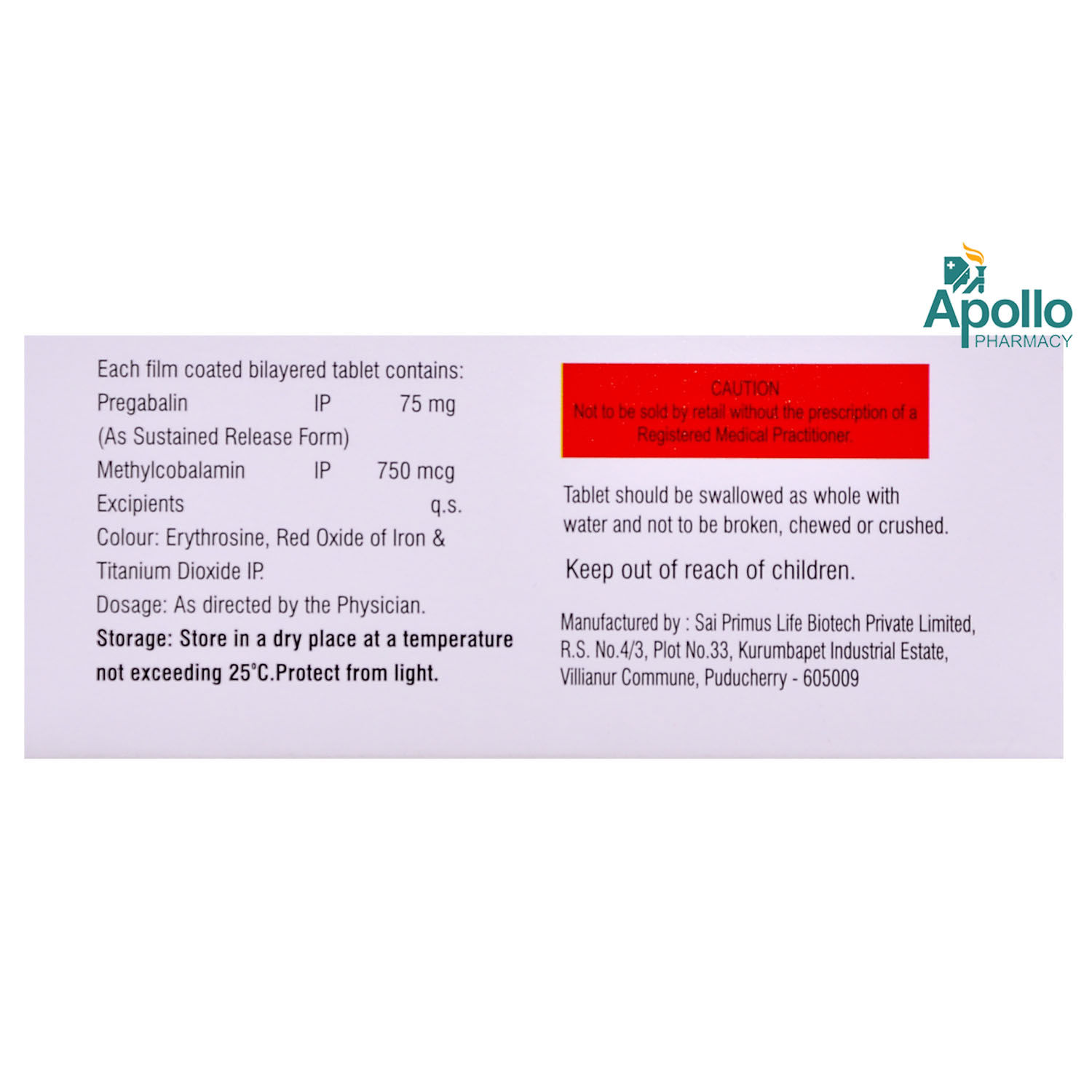 Transnerv-PG Tablet 10's Price, Uses, Side Effects, Composition ...