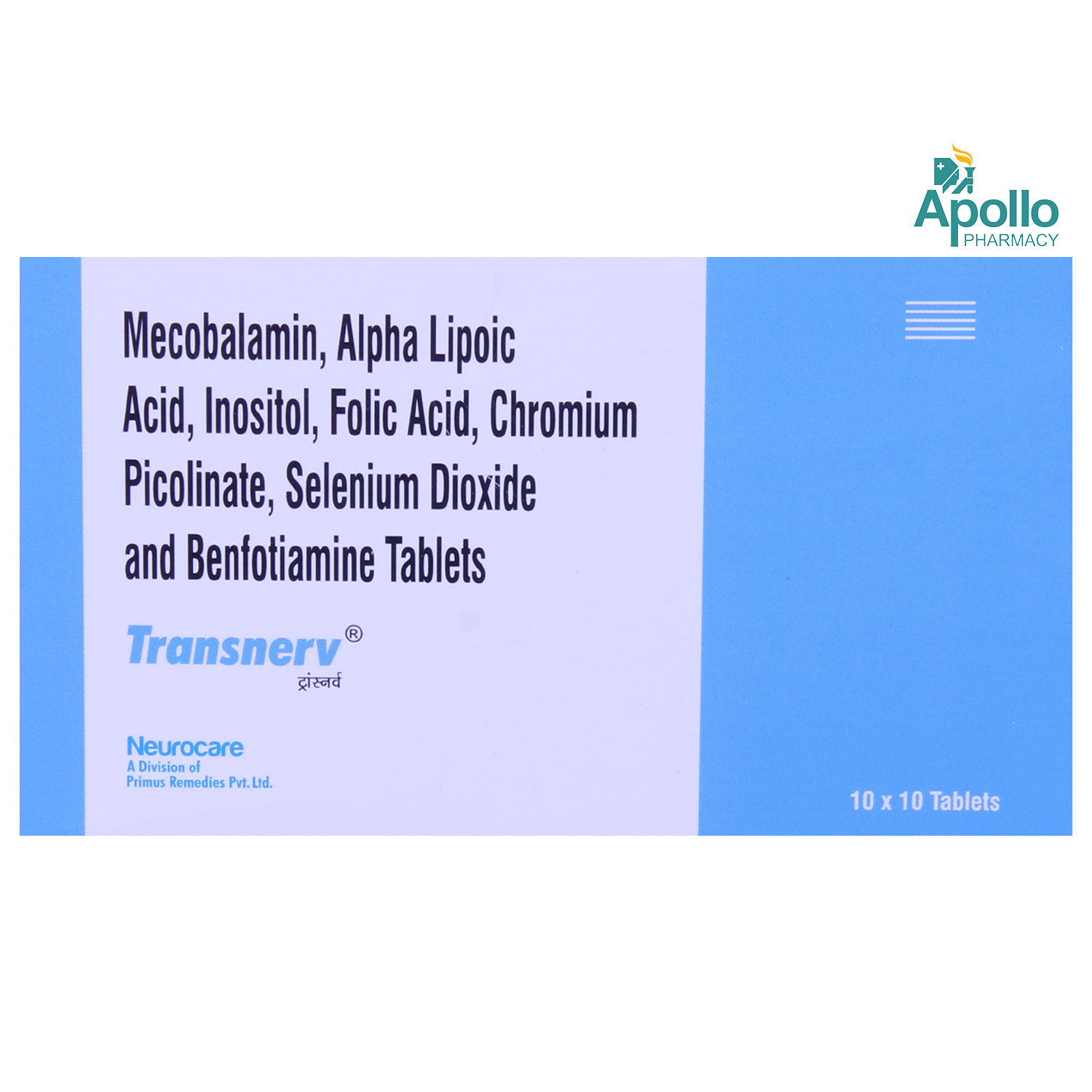 Transnerv Capsule 10's Price, Uses, Side Effects, Composition - Apollo ...
