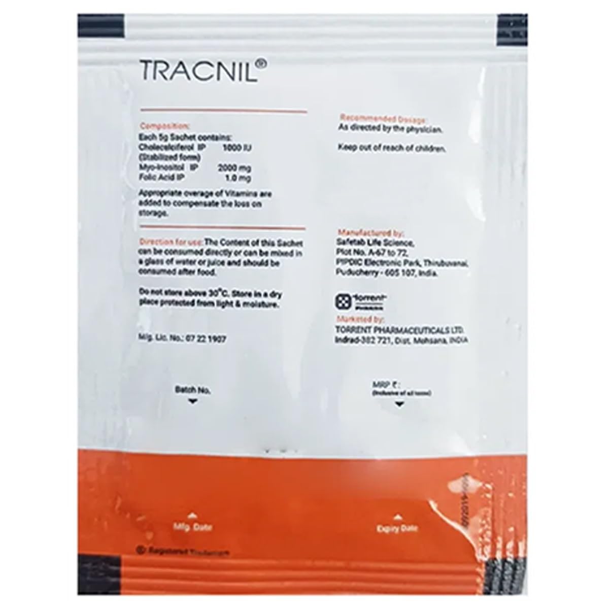 Tracnil Sachet 5 gm | Uses, Side Effects, Price | Apollo Pharmacy
