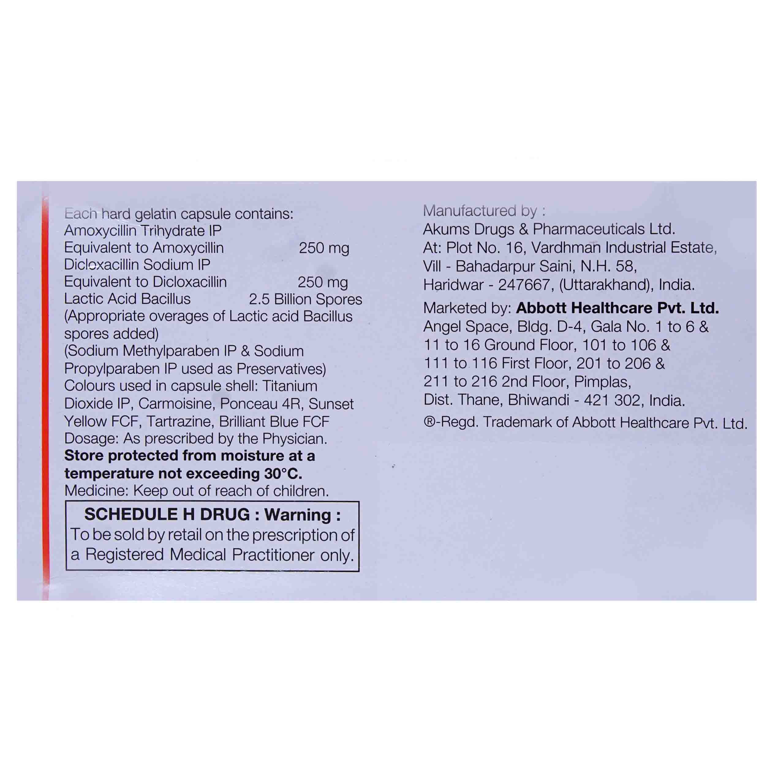 Tresmox LB D Capsule 10's Price, Uses, Side Effects, Composition ...