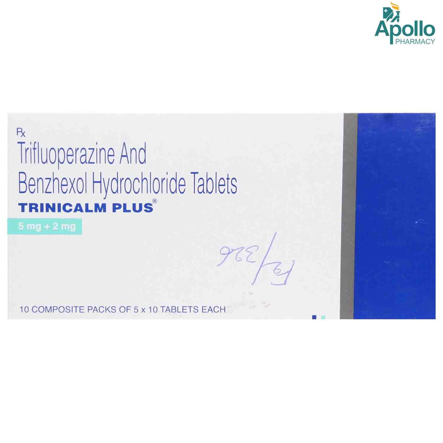 Trinicalm Plus Tablet 10's Price, Uses, Side Effects, Composition ...