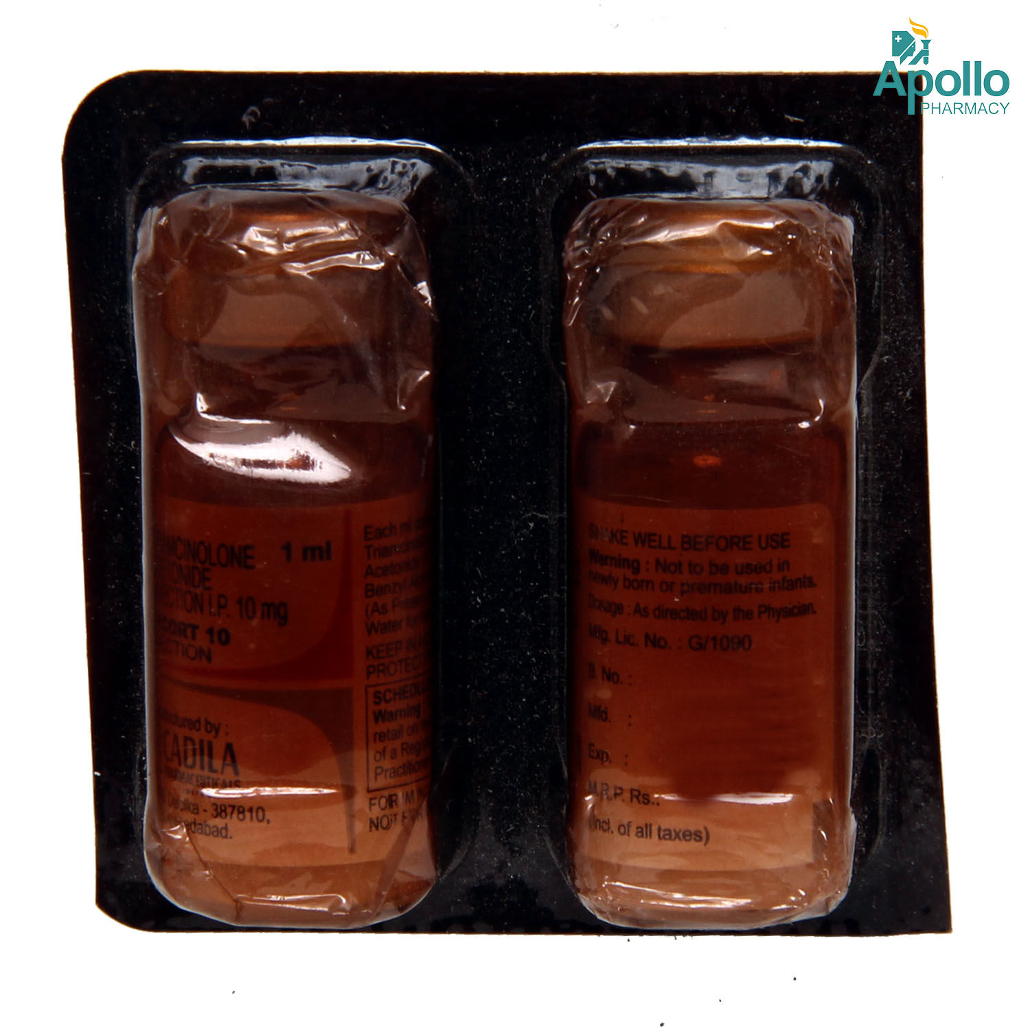 Tricort 10 mg Injection 1 ml | Uses, Side Effects, Price | Apollo Pharmacy
