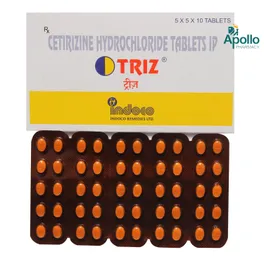 TRIZ TABLET | Uses, Side Effects, Price | Apollo Pharmacy