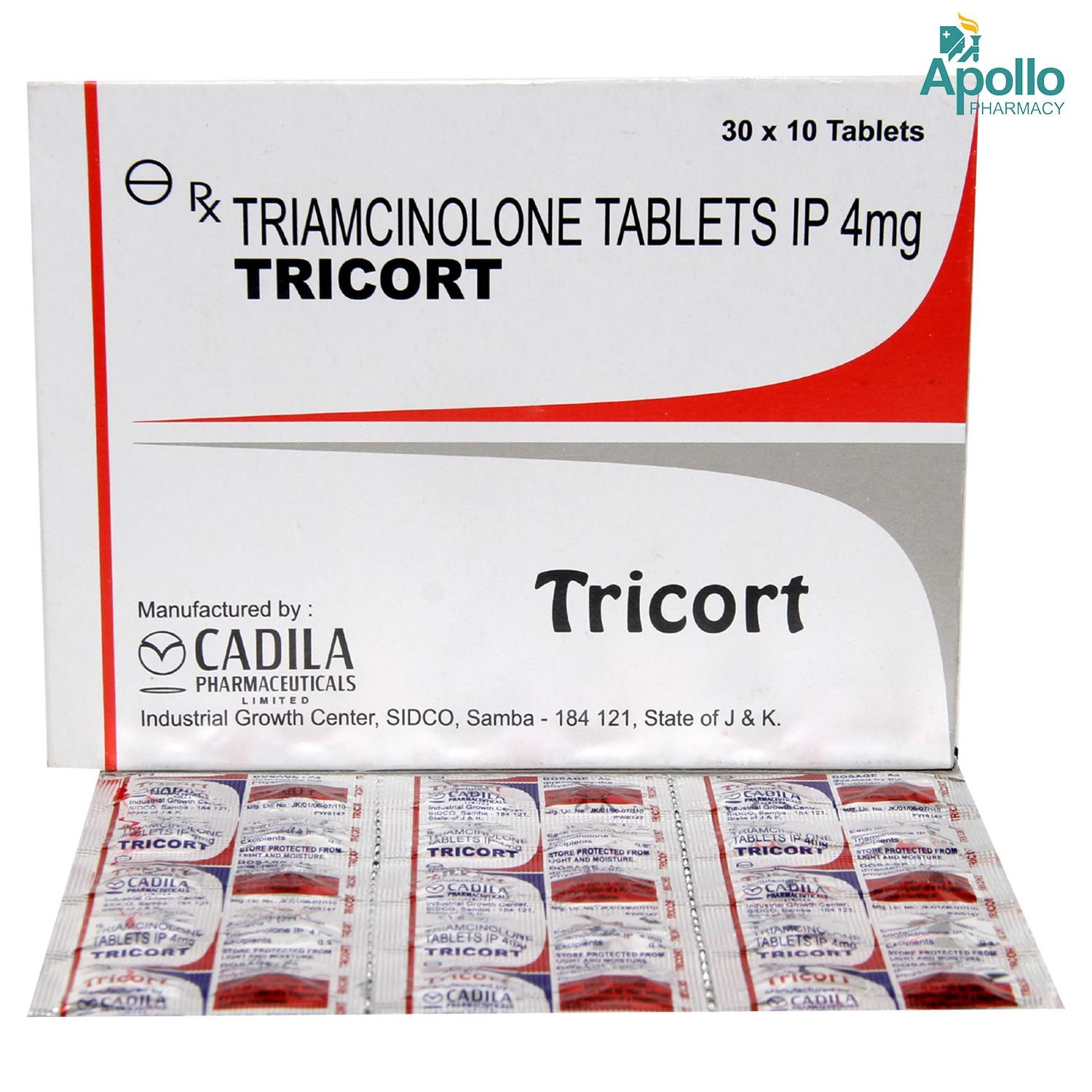 Tricort 4 mg Tablet 10's Price, Uses, Side Effects, Composition ...