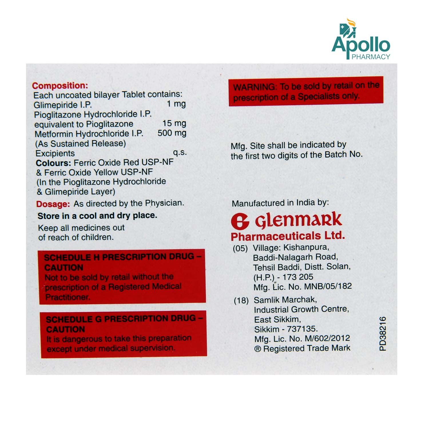 Trigulin 1 Tablet 15's Price, Uses, Side Effects, Composition - Apollo ...