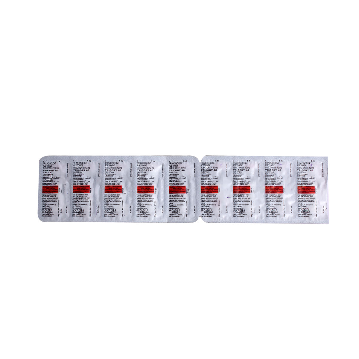 Tricort 40mg Injection 1 ml | Uses, Side Effects, Price | Apollo Pharmacy