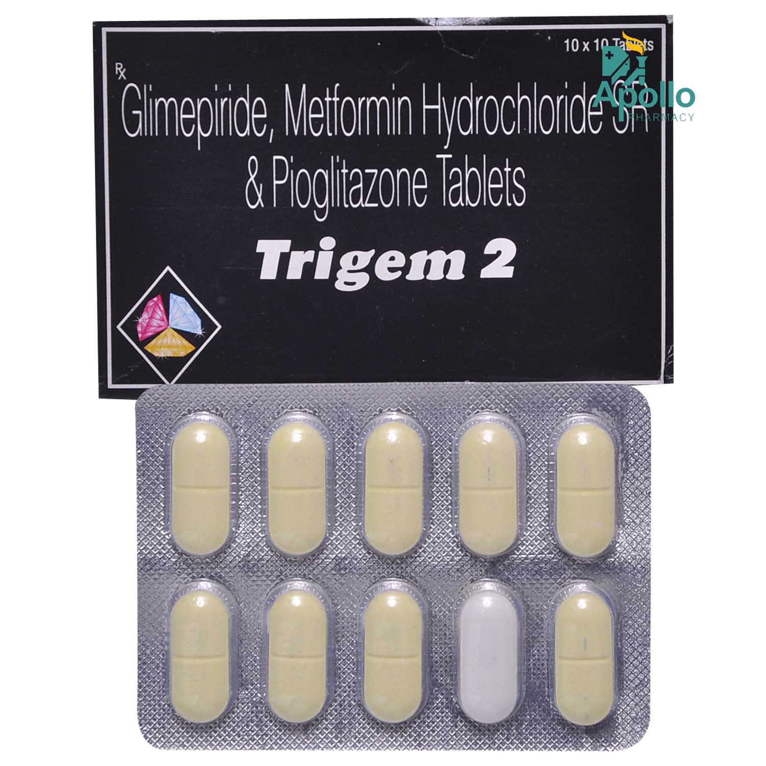 Trigem 2 Tablet | Uses, Side Effects, Price | Apollo Pharmacy