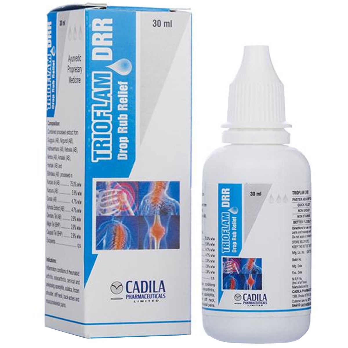Trioflam Drr Drop Rub Relief, 30 ml Price, Uses, Side Effects ...