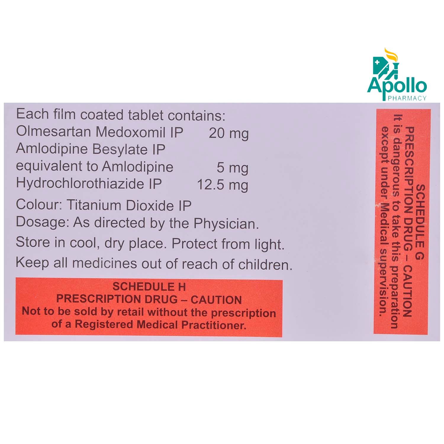 Triolmesar 20 Tablet 10's Price, Uses, Side Effects, Composition ...