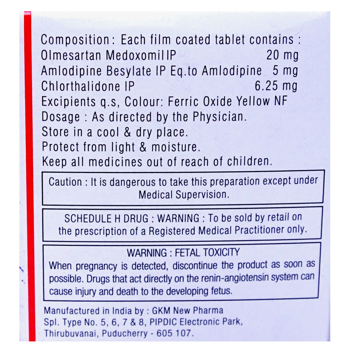 Triolsar 20 Tablet 10'S Price, Uses, Side Effects, Composition - Apollo ...