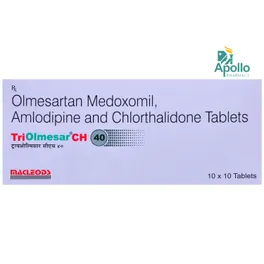 Triolmesar CH 40 Tablet | Uses, Side Effects, Price | Apollo Pharmacy