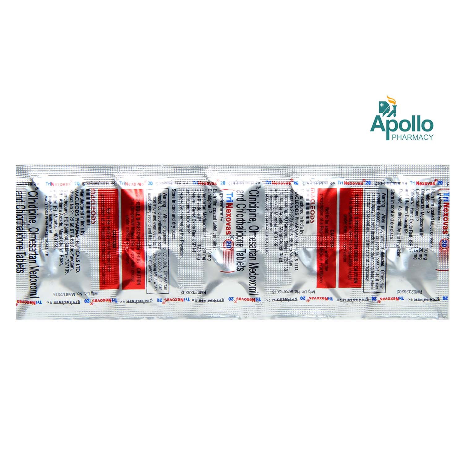 Trinexovas 20 Tablet 10's Price, Uses, Side Effects, Composition ...