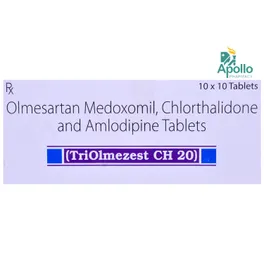 Triolmezest CH 20 Tablet | Uses, Side Effects, Price | Apollo Pharmacy