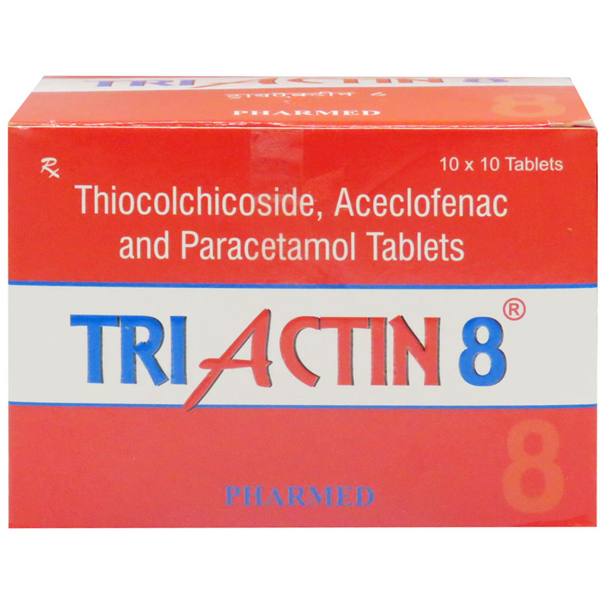 Triactin 8 mg Tablet | Uses, Side Effects, Price | Apollo Pharmacy