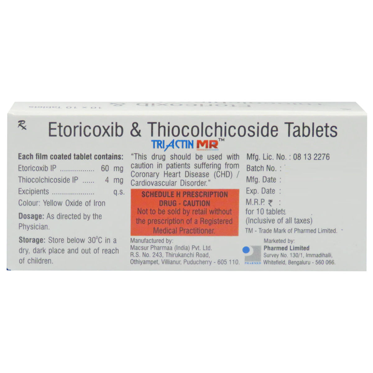 Triactin MR Tablet | Uses, Side Effects, Price | Apollo Pharmacy