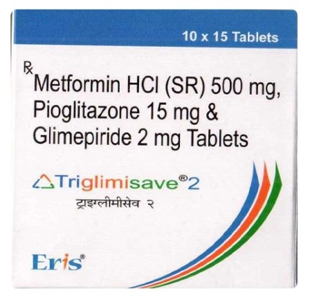 Triglim-2 Tablet 15's Price, Uses, Side Effects, Composition - Apollo ...