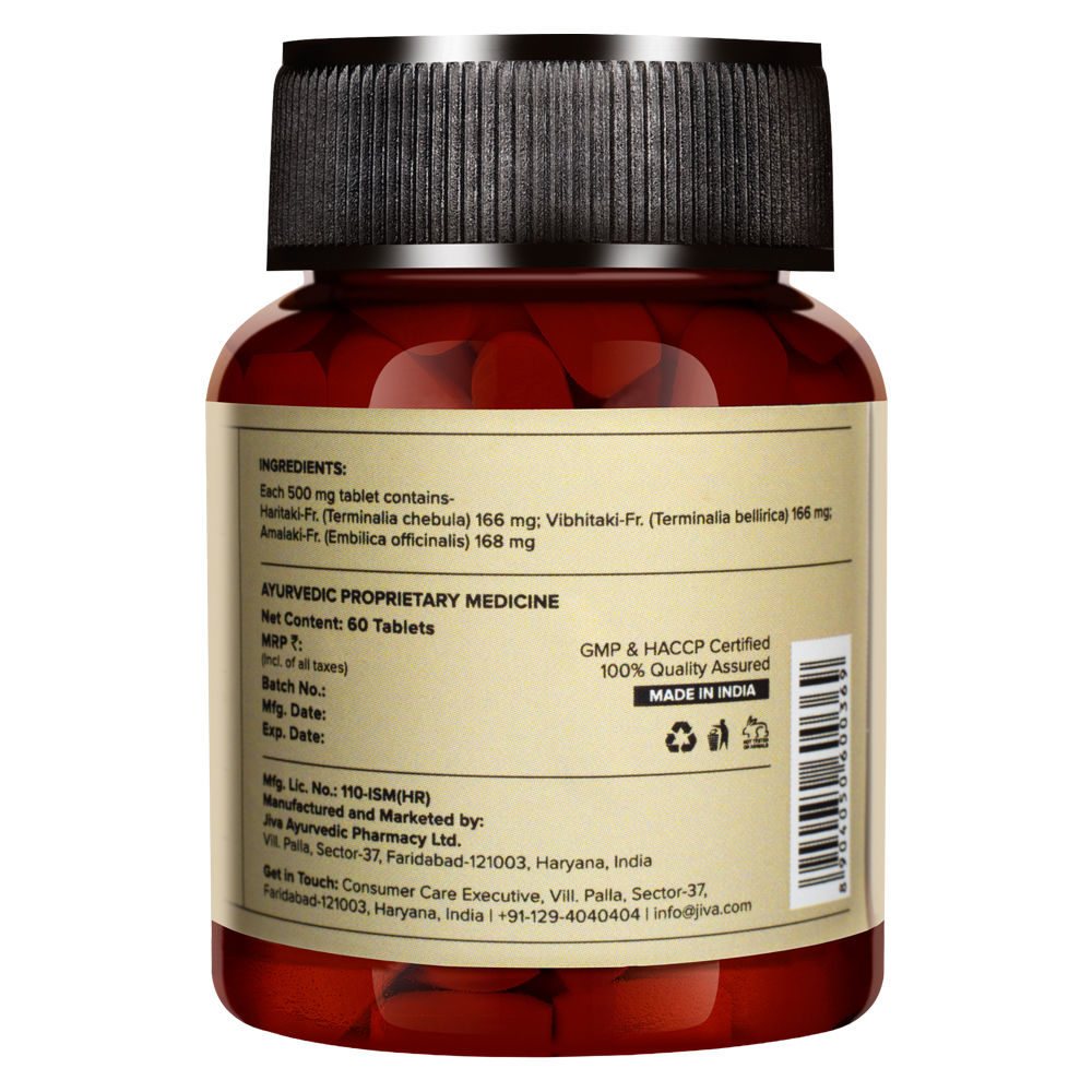 Jiva Triphala, 60 Tablets Price, Uses, Side Effects, Composition ...