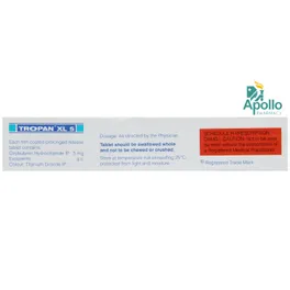 Tropan XL 5 Tablet | Uses, Side Effects, Price | Apollo Pharmacy
