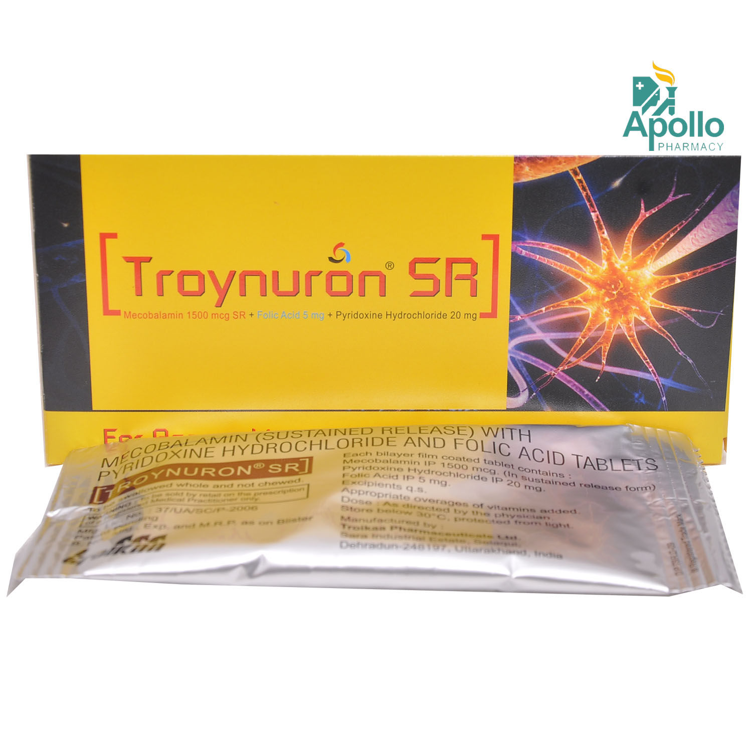 Troynuron SR Tablet 10's Price, Uses, Side Effects, Composition ...
